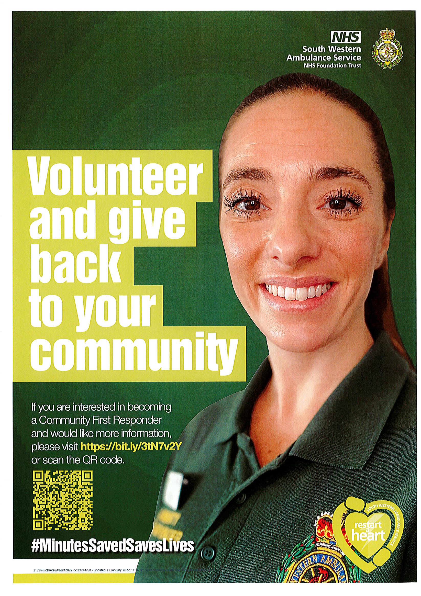 Community First Responder scheme - Holsworthy Town Council