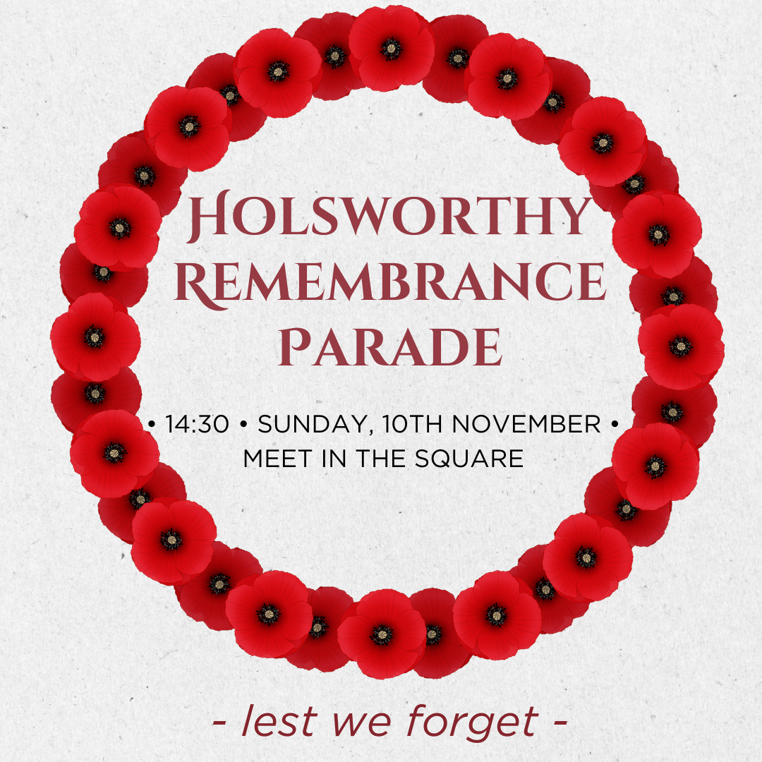 Holsworthy Remembrance Sunday Service & Parade- Sunday, 10th November ...