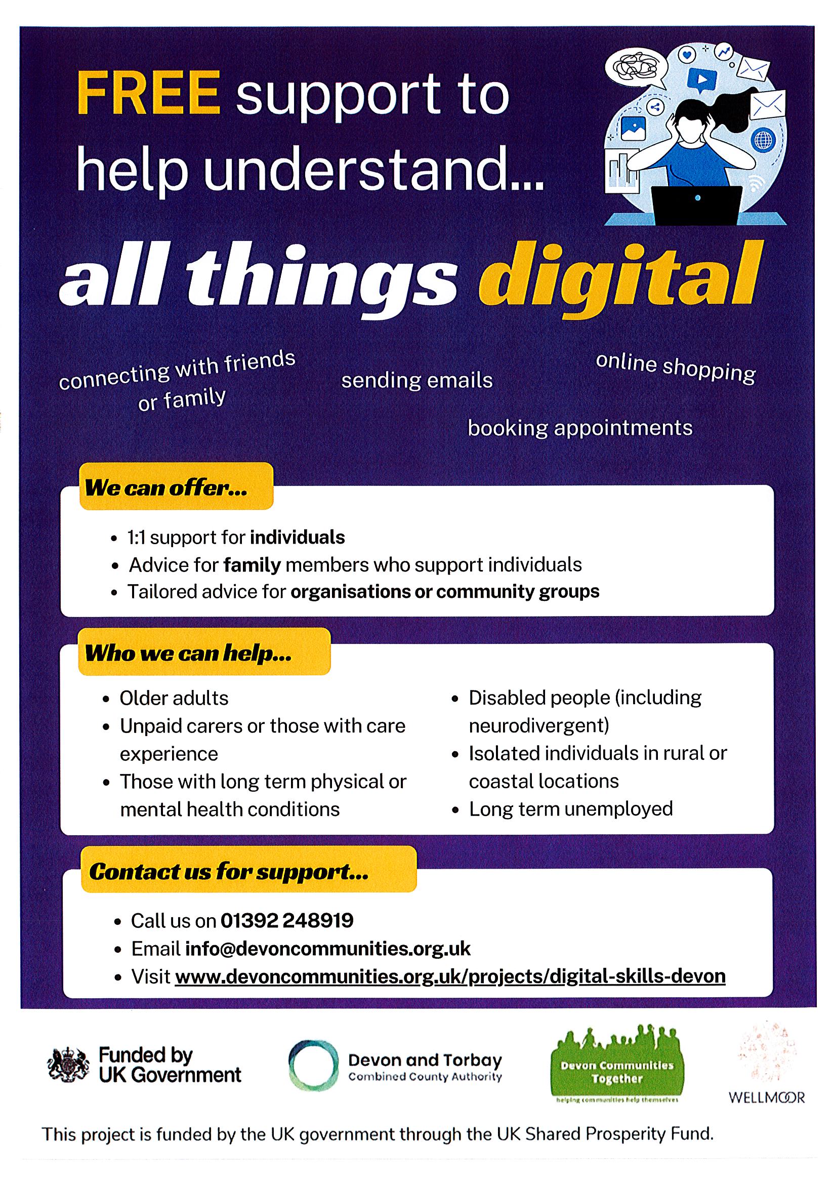 FREE support for all things digital - Holsworthy Town Council